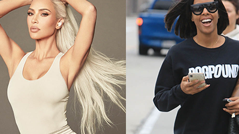 Kim Kardashian Goes To The Rec Center With Kelly Rowland & Pulls Ups ...