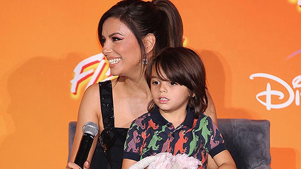 Eva Longoria Cuddles Child Santiago, 4, At 'Flamin' Hot' Film Debut In ...